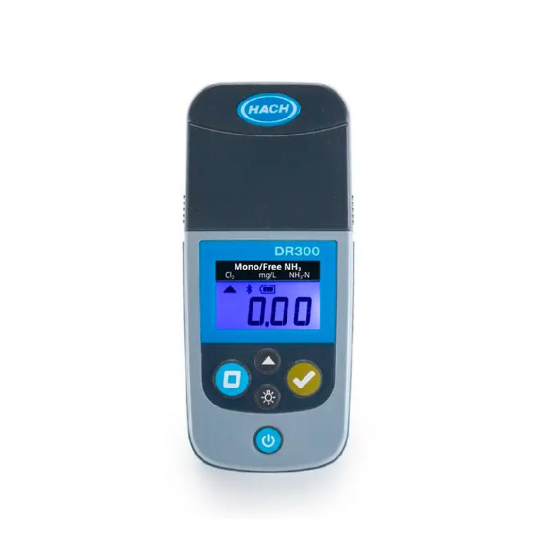 Colorímetro de bolsillo DR300, monocloramina/amoníaco libre, con estuche